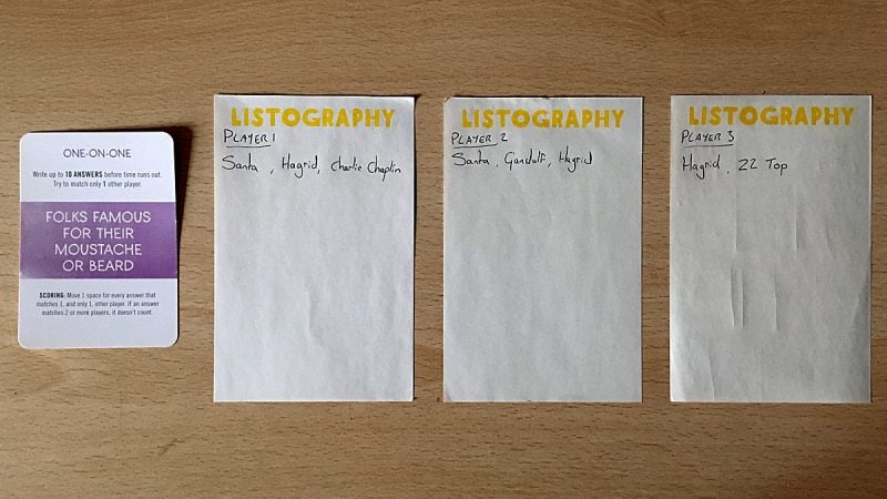 Family Games for the Holidays: 'Listography'