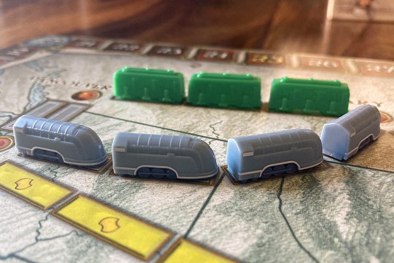 Kickstarter Alert: Deluxe Board Game Train Sets Upgrades