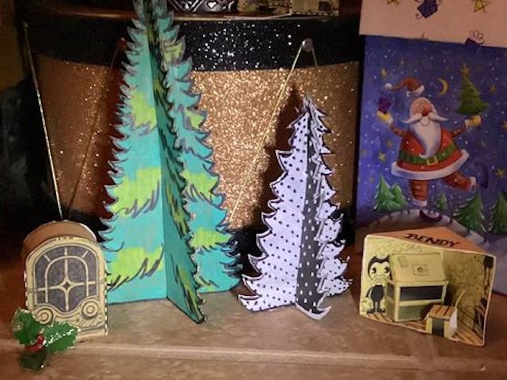 Easy Little DIY Cel-Shaded Cartoon Tree - GeekMom