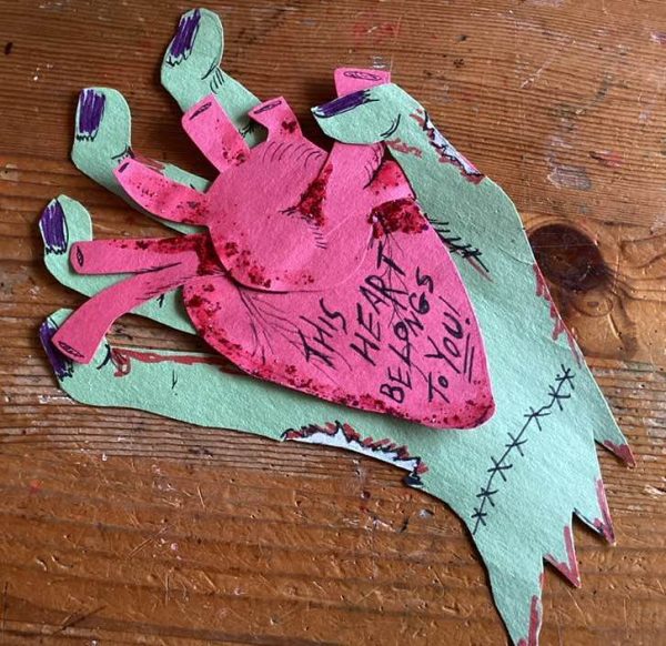A Spooky Heart DIY for Your Eternal Valentine - GeekMom
